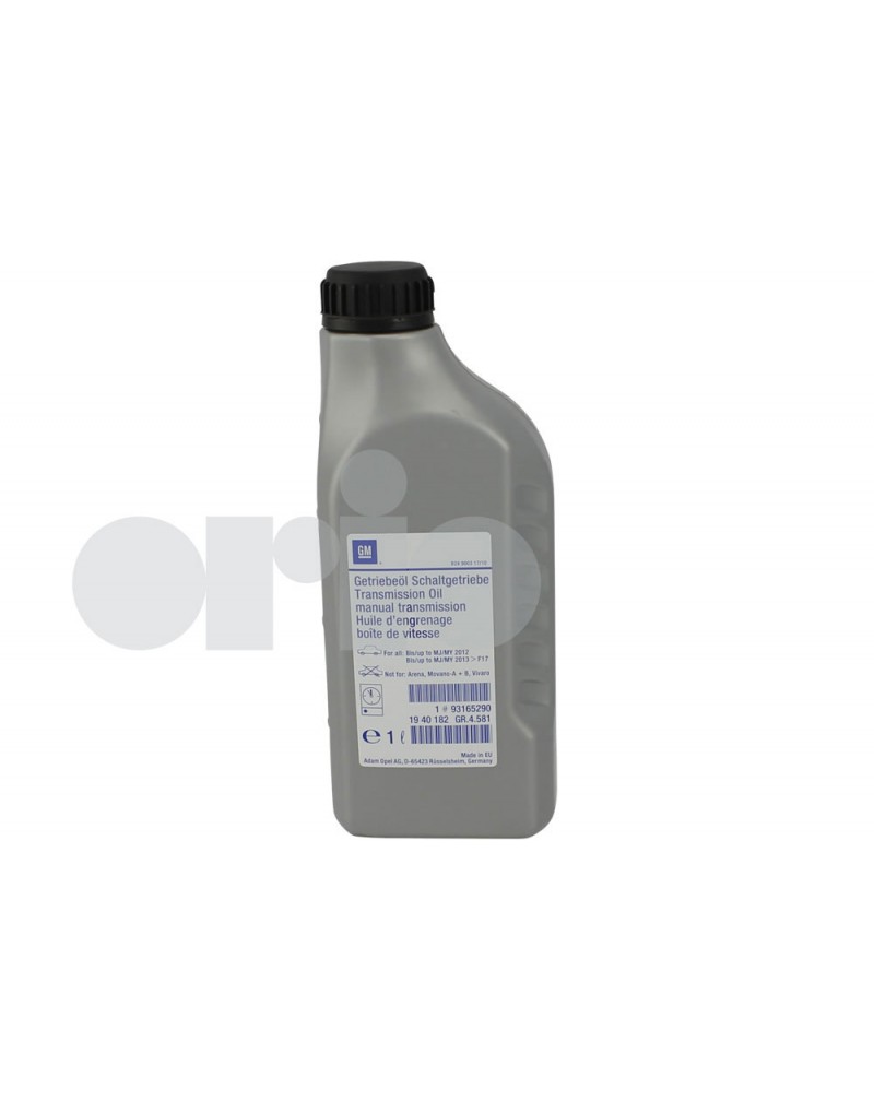Manual Gearbox Oil 1ltr | 93165290 | Buy at SaabParts.co.uk